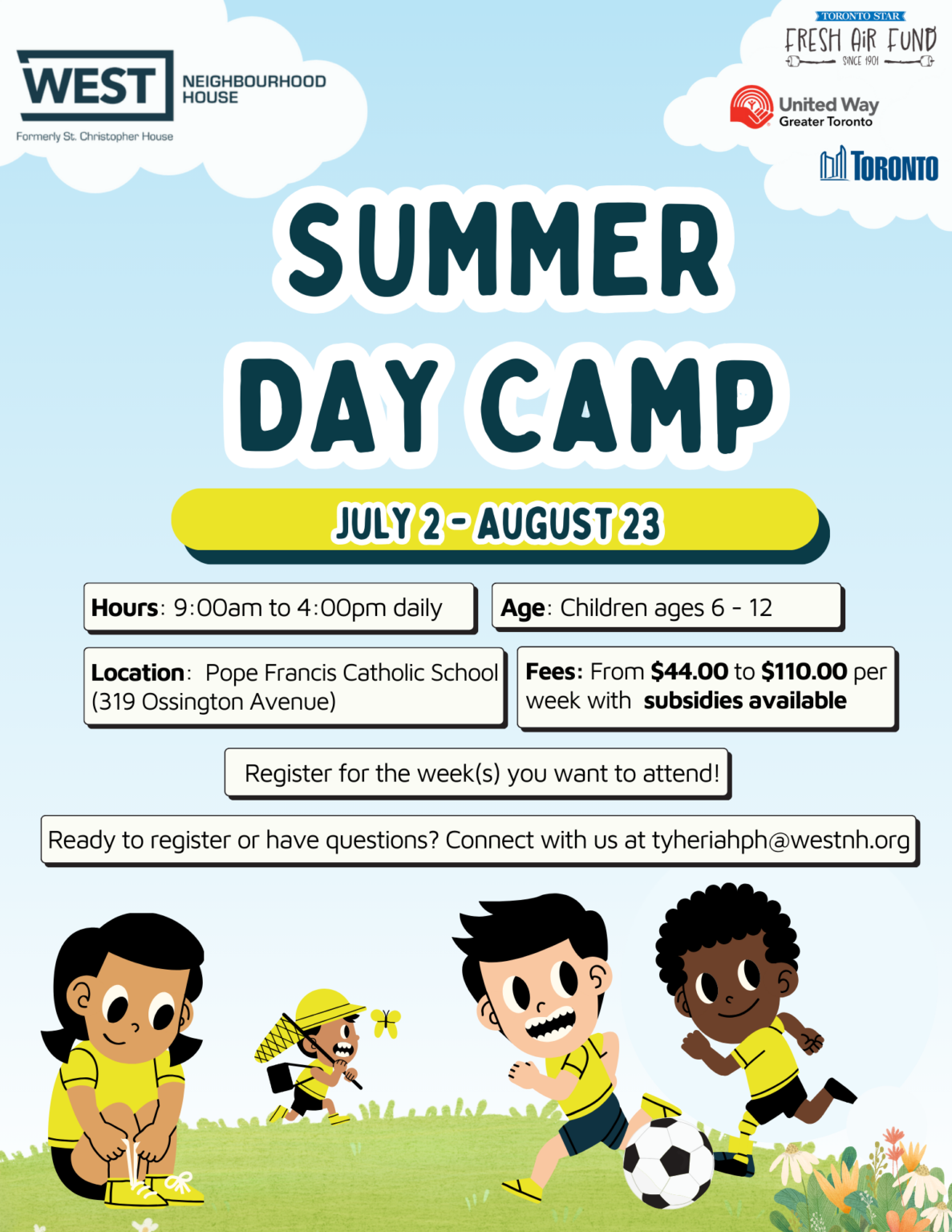 Summer Day Camp - West Neighbourhood House